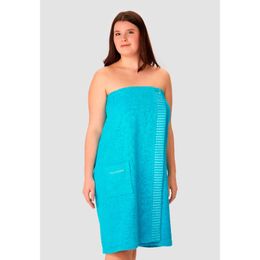 Schiesser Kilt &raquo;Rom aus weicher Baumwolle, saugstark und 3-fach weitenverstellbar&laquo; 1 Stk. MADE IN GREEN by OEKO-TEX blau Frottier