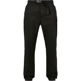 Urban Classics Stoffhose &raquo;Herren Straight Leg Chino with Belt&laquo; black 36 - Normalgr&ouml;&szlig;en Normalgr&ouml;&szlig;en 36 Zeitlose Chinohosen f&uuml;r l&auml;ssige Outfits