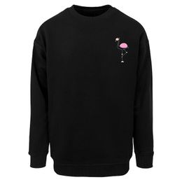 Merchcode Rundhalspullover &raquo;Flamingo Sweat Crewneck&laquo; 1 Stk. black L L Darf in keinem Kleiderschrank fehlen