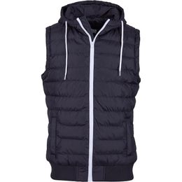 Urban Classics Jerseyweste »Herren Small Bubble Hooded Vest«, 1 Stk. black/white L L Funktionale Westen für Layering und Outdoor