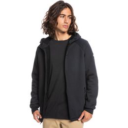 Quiksilver Kapuzensweatshirt &raquo;Kurow Zip&laquo; Black XL XL Stoff: Baumwoll-Polyester-Mischgewebe [380...
