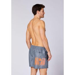 Chiemsee Badeshorts Grisaille XXL (60/62) XXL (60/62) Einfarbige Chiemsee Herren Badehose mit Netz-Innenfutter