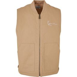 Karl Kani Steppweste »Herren KM231-044-1 KK Chest Signature Vest sand« 1 Stk. tlg. sand L L MUST-HAVES: Ein vielseitiges Kleidungsstück, das jedem...