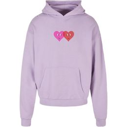 Merchcode Kapuzensweatshirt &raquo;Hugs & Love - Two Hearts Ultra Heavy Hoody&laquo;, 1 Stk. lilac M M Darf in keinem Kleiderschrank fehlen