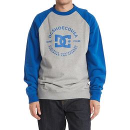 DC Shoes Sweatshirt &raquo;DC Star Pilot&laquo; Heather Grey/Turkish Sea XXL XXL Stoff: mittelschwerer Baumwollstoff