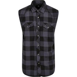Brandit Jerseyweste &raquo;Herren Checkshirt Sleeveless&laquo; 1 Stk. black/grey XL XL Funktionale Westen f&uuml;r Layering und Outdoor