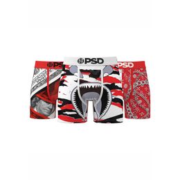 PSD Boxershorts &raquo;FIRE RED 3PK 5I&laquo; 1 Stk. multi XL - 1 Stk. 1 Stk. XL Slim-fit Boxershorts mit niedriger Leibh&ouml;he und knapper Oberschenkel-L&auml;nge