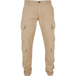 Urban Classics Stoffhose »Herren Double Cargo Twill Jogging Pants« warmsand 30 - Normalgrößen Normalgrößen 30 Praktische Cargo Hosen mit vielen...
