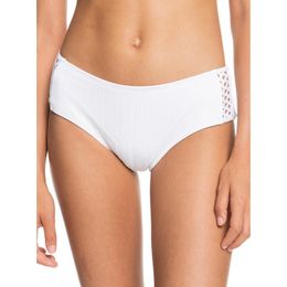 Roxy Bikini-Hose &raquo;Shadow In The Sun&laquo; wei&szlig; S - US-Gr&ouml;&szlig;en US-Gr&ouml;&szlig;en S Stoff: texturierter, ...