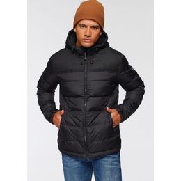 Polarino Daunenjacke mit Kapuze für den Winter, aus leichtem Webmaterial schwarz 56 56 Funktionelle Daunenjacke für den Winter: hält dich warm und...