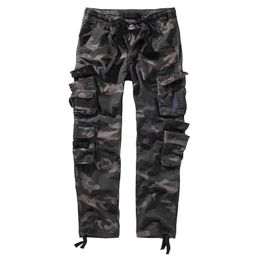 Brandit Stoffhose &raquo;Herren Pure Slim Fit Trouser&laquo; darkcamo 4XL - US-Gr&ouml;&szlig;en US-Gr&ouml;&szlig;en 4XL Bequeme Sweathosen f&uuml;r Freizeit und Sport