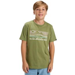 Quiksilver T-Shirt »Ev Light Waves« Loden Green 12(148-156cm) 12(148-156cm) Stoff: Baumwoll-Jersey, [160 g/m2]