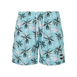 Urban Classics Badeshorts »Herren Pattern Swim Shorts« tropical bird aop XS - US-Größen US-Größen XS Stilvolle Badehosen für Strand und Pool