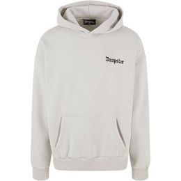 Dropsize Damen Kapuzensweatshirt &raquo; Herren Heavy Oversize Puffer Logo Backprint Hoodie&laquo;, 1 Stk. XS