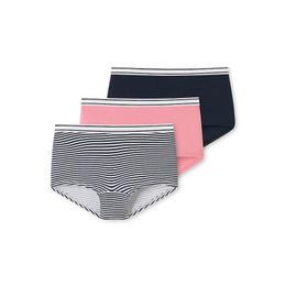 Schiesser Panty »95/5«, mit softem Bundgummi schwarz/rosa gestreift 140 140 Mädchen-Shorts von Schiesser