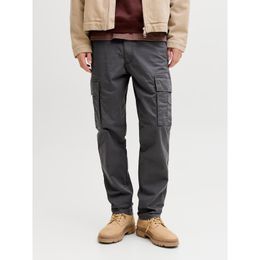 Jack & Jones JACK & JONES Cargohose &raquo;JPSTKANE FRANK CARGO NOOS&laquo; Asphalt 32 - L&auml;nge 32 L&auml;nge 32 32 Praktische Cargohose von Jack & Jones