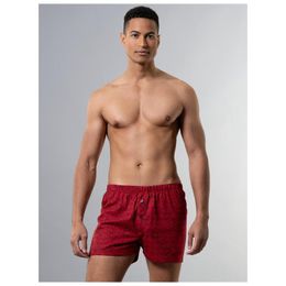 TRIGEMA Boxershorts &raquo;Boxer-Shorts mit freundlichem Smiley-Muster&laquo; 1 Stk. rubin XL - 1 Stk. 1 Stk. XL DELUXE-Single-Jersey