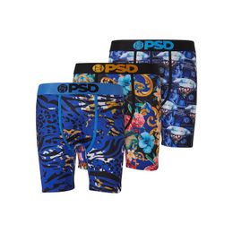 PSD Boxershorts »COBALT 3PK«, 1 Stk. multi M - 1 Stk. 1 Stk. M Slim fit mit mittellanger Beinlänge und Low‐rise Schnitt für sicheren Sitz beim...