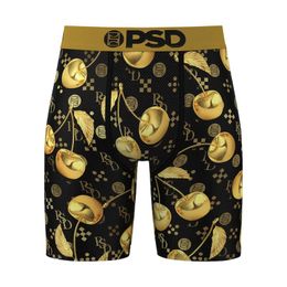 PSD Boxershorts &raquo;GOLDEN CHERRIES&laquo; 1 Stk. multicolor L - 1 Stk. 1 Stk. L Bequeme Unterhosen fuer Komfort und Halt