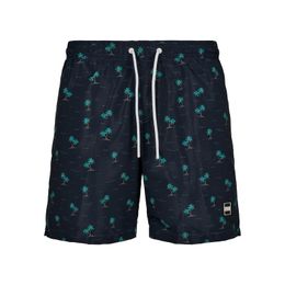 Urban Classics Badeshorts »Herren Pattern Swim Shorts« island aop 3XL - US-Größen US-Größen 3XL Stilvolle Badehosen für Strand und Pool