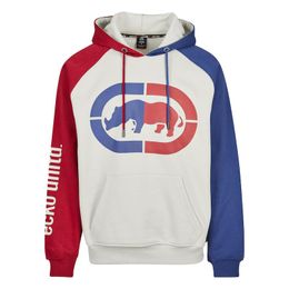 Ecko Unltd. Kapuzensweatshirt »Herren Grande Hoody«, 1 Stk. grey/red/blue XL XL Hoodies mit Kapuze und bequemer Kängurutasche