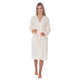 WEWO-Fashion WEWO FASHION Damenbademantel &raquo;5401, ideal f&uuml;r Sauna & Spa, Hotelbademantel, Morgenmantel&laquo; 1 Stk. nature XXL L&auml;nge: 110 cm Frottier-Stretch