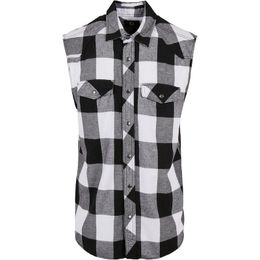 Brandit Jerseyweste &raquo;Herren Checkshirt Sleeveless&laquo; 1 Stk. white/black XXL XXL Funktionale Westen f&uuml;r Layering und Outdoor