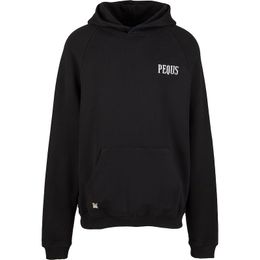 PEQUS Kapuzensweatshirt &raquo;Back Logo Hoodie&laquo;, 1 Stk. black M M Oversize-Schnitt, lange L&auml;nge f&uuml;r lockeres Layering