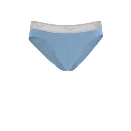 TRIGEMA Slip »Sportslip im Doppelpack« 2 Stk. ice-blue M - 2 Stk. 2 Stk. M Stretch-Qualität