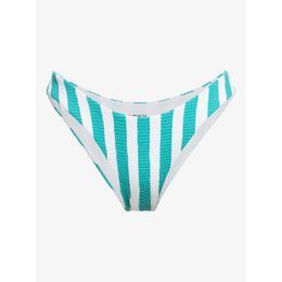 Roxy Bikini-Hose &raquo;Blossom Babe Smocked&laquo; Sea Blue S Boldie Stripe XXL - US-Gr&ouml;&szlig;en US-Gr&ouml;&szlig;en XXL Stoff: Gesmokter, weicher,...