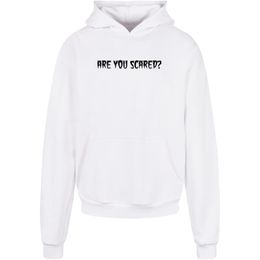 Merchcode Kapuzensweatshirt &raquo;Halloween - Are You Scared Hoody&laquo;, 1 Stk. white XL XL Darf in keinem Kleiderschrank fehlen