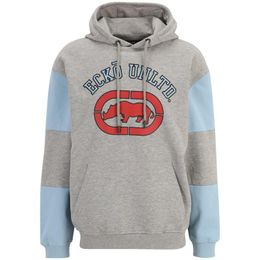 Ecko Unltd. Kapuzensweatshirt &raquo;Pro Hoodie&laquo;, 1 Stk. grey/melange/blue L L Hoodies mit Kapuze und bequemer K&auml;ngurutasche