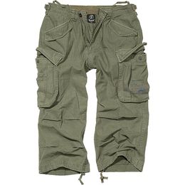 Brandit Stoffhose »Herren Industry Vintage Cargo 3/4 Shorts« olive L - US-Größen US-Größen L Cargoshorts für praktischen Stil