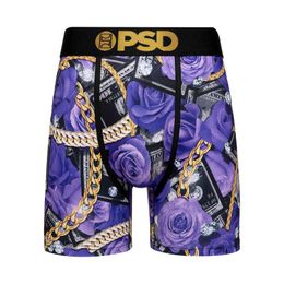 PSD Boxershorts &raquo;RICH ROSES 5I&laquo;, 1 Stk. multi L - 1 Stk. 1 Stk. L K&ouml;rpernahe Skinny-Fit-Form mit mittelhoher Bund und beinlanger Passform bis zur...