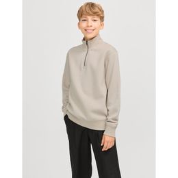 Jack & Jones Jack & Jones Junior Jungen Sweatshirt &raquo;JJEBRADLEY SWEAT HALF ZIP NOOS JNR&laquo; gelb 152
