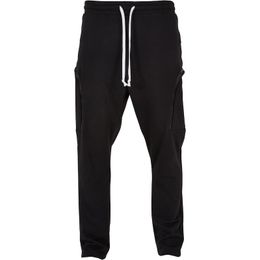 Urban Classics Jogginghose »Herren Low Crotch Cargo Sweatpants« black S - US-Größen US-Größen S Männer Jogginghose mit tiefem Schritt und...