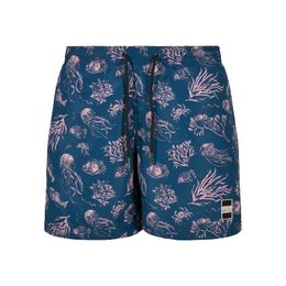 Urban Classics Badeshorts &raquo;Herren Pattern Swim Shorts&laquo; nautical aop 5XL - US-Gr&ouml;&szlig;en US-Gr&ouml;&szlig;en 5XL Stilvolle Badehosen f&uuml;r Strand und Pool