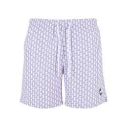 Urban Classics Badeshorts »Herren Pattern Swim Shorts« dustylilacseahorse M - US-Größen US-Größen M Stilvolle Badehosen für Strand und Pool