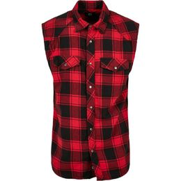 Brandit Jerseyweste &raquo;Herren Checkshirt Sleeveless&laquo; 1 Stk. red/black 3XL 3XL Funktionale Westen f&uuml;r Layering und Outdoor