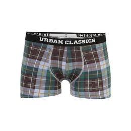 Urban Classics Boxershorts »Herren Organic Boxer Shorts 5-Pack« 1 Stk. plaidaop jasper cherry black M - 1 Stk. 1 Stk. M Beqüme Boxershorts für...