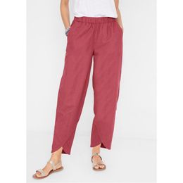 bonprix 3/4-Hose &raquo;3/4-Hose aus leichtem Leinen-Mix&laquo; 3/4-Hose aus leichtem Leinen-Mix marsalabraun 56 - N-Gr N-Gr 56 3/4-Hose aus leichtem Leinen-Mix