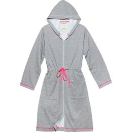 Tom Tailor HOME Unisex-Bademantel &raquo;Melange Neon&laquo; 1 Stk. f&uuml;r Damen & Herren, leichte Qualit&auml;t pink M L&auml;nge: 108 cm Leichter Bademantel f&uuml;r Sie +...