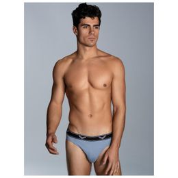 TRIGEMA Slip &raquo;Sportslip im Doppelpack&laquo; 2 Stk. pearl-blue M - 2 Stk. 2 Stk. M Stretch-Qualit&auml;t