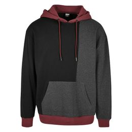 Urban Classics Kapuzensweatshirt »Herren Oversized Color Block Hoody«, 1 Stk. black/charcoal S S Männer Hoody in mehrfarbigem Colorblock-Design