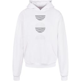 Merchcode Kapuzensweatshirt &raquo;Abstract Waves Hoody&laquo;, 1 Stk. white L L Darf in keinem Kleiderschrank fehlen