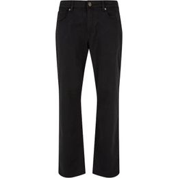 Urban Classics Stoffhose &raquo;Herren Stretch Twill 5 Pocket Pants&laquo; black 32 - Normalgr&ouml;&szlig;en Normalgr&ouml;&szlig;en 32 BEQUEMER SCHNITT: Bewegungsfreiheit f&uuml;r...