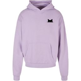 Merchcode Herren Kapuzensweatshirt &raquo; Halloween - Cat Hoody&laquo;, 1 Stk. M
