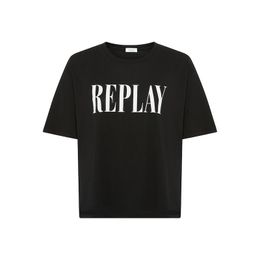Replay T-Shirt black S S T-Shirt von Replay