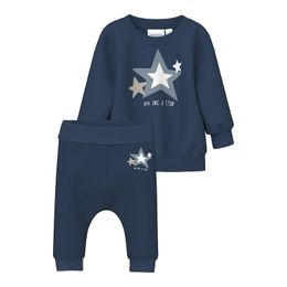 name it Sweatshirt &raquo;NBMVONNE LS SWEAT BOX BRU SET&laquo;, 2 Stk. Insignia Blue Print:Stars 62 62 Sweater von name it f&uuml;r Jungen
