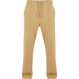 Urban Classics Stoffhose »Fluffy Pintuck Trackpants« unionbeige XXL - US-Größen US-Größen XXL Bequeme Sweathosen fuer Freizeit und Sport